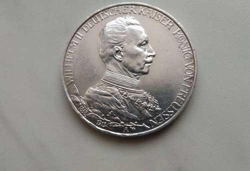 Пруссия 3 марки 1913 (А) года
