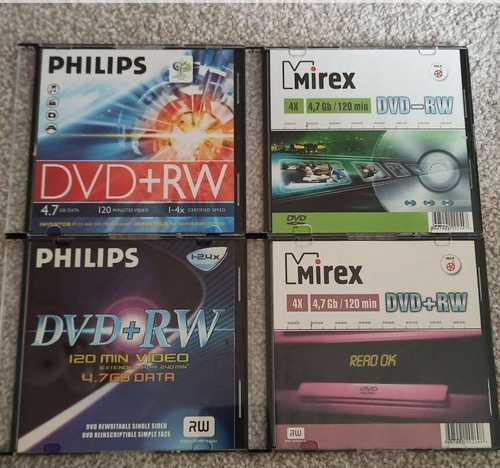 DVD RW диски Mirex