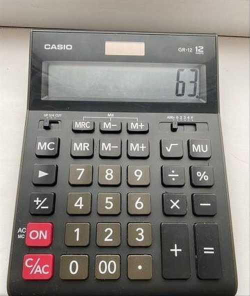 Калькулятор Калькулятор Casio GX-12S