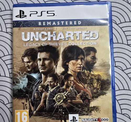 Диск Uncharted Legacy of Thieves Collection PS5