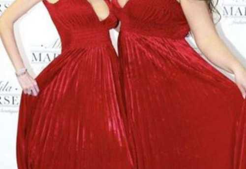 Платье 50-58 Шикарное, красное