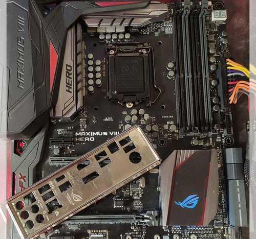 Материнская плата lga 1151 asus maximus viii hero