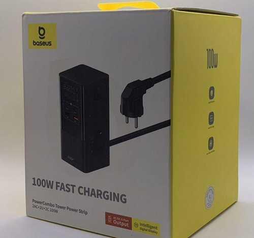 Быстрое USB-зарядное устройство 6 в 1 Baseus 100W