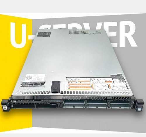 Сервер для 1С Dell R630 8SFF 2*2697Av4 128Gb H730m 2*750W EMC PowerEdge R630 1U Б/У