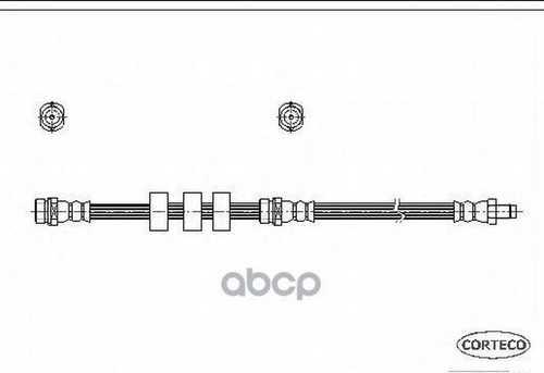 19033509 шланг тормозной передний Mazda Tribut