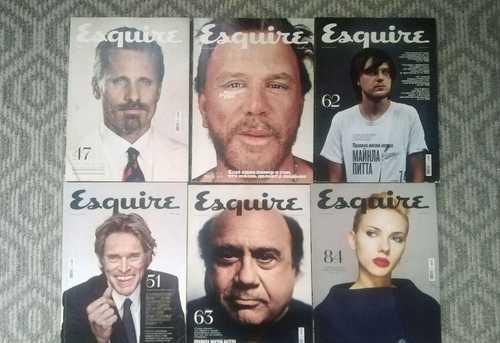 Журнал Esquire, номера за 2007 - 2015 гг