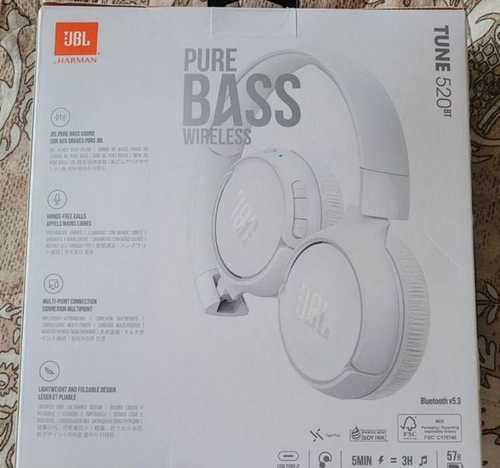 Беспроводные наушники jbl tune 520bt