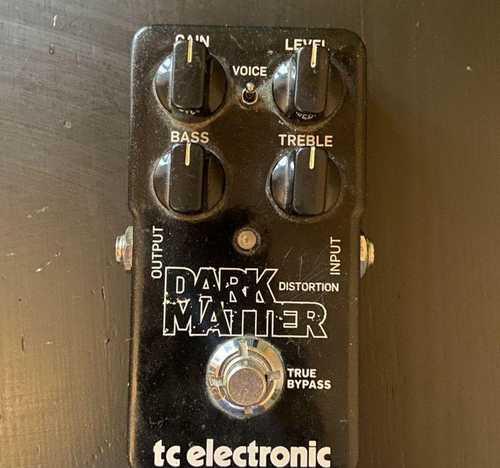 Tc electronic dark matter dist