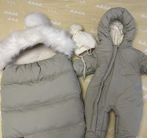 Комплект зимний на выписку и на прогулку
