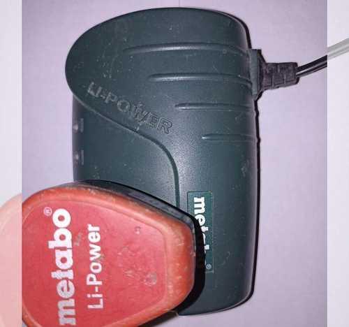Зарядка и 1 аккумулятор metabo