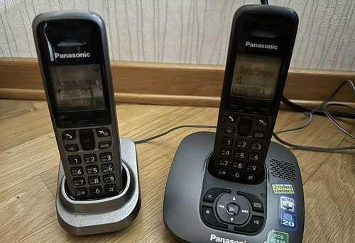 Домашний беспроводной телефон Panasonic 2 трубки