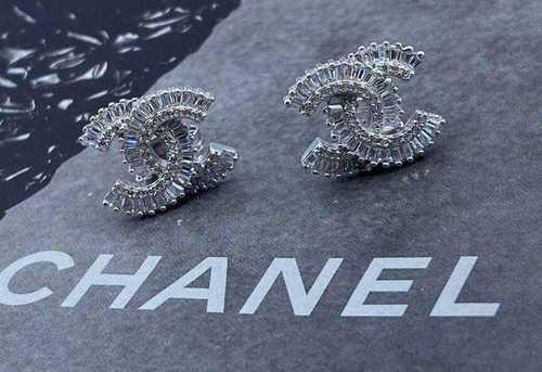 Серебряные Серьги Chanel