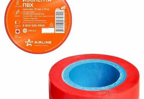 Airline AIT-P-12 Изолента пвх, красная, 19 мм*10 м