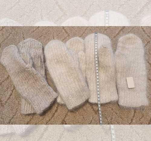 Варежки из собачьей шерсти