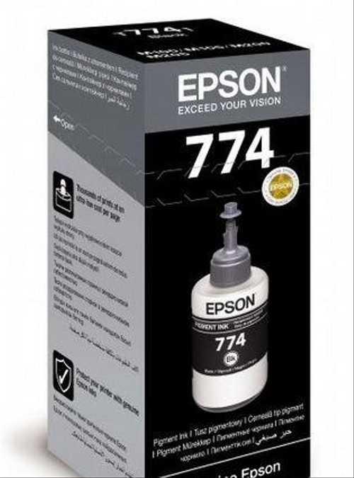 Картридж Epson T7741 C13T77414A черный (140мл) для