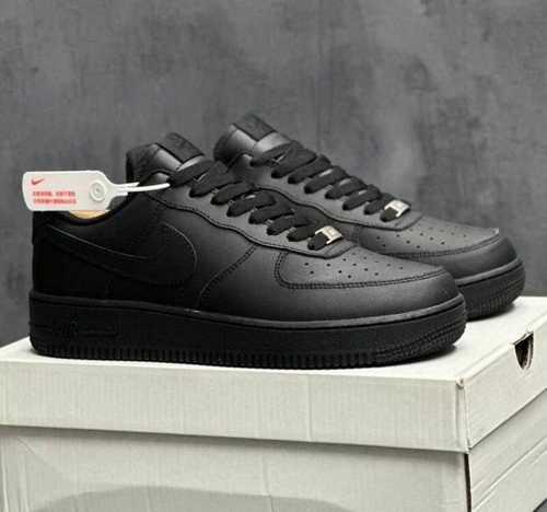 Кроссовки nike air force 1 black (Арт.13925)