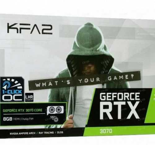 Видеокарта KFA2 GeForce RTX 3070 core 8gb