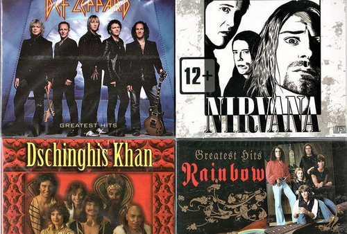 2CD DJpack - Nirvana / Rainbow / Def Leppard