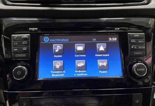 Штатная nissan connect 3, переходник с visteon