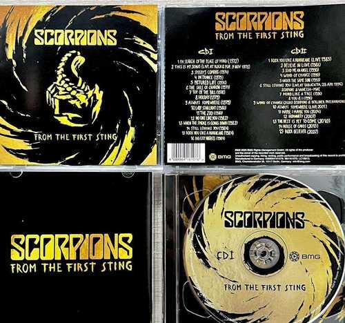 CD диски Scorpions From The First Sting 2 сд 2025
