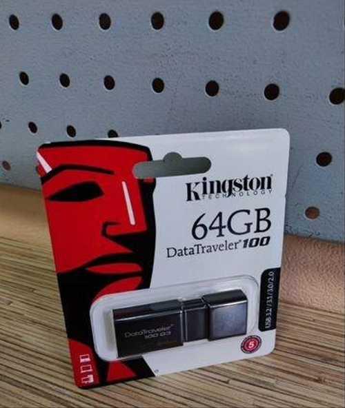 Флеш диск 64Gb USB 3.0 Kingston DataTraveler 100 G