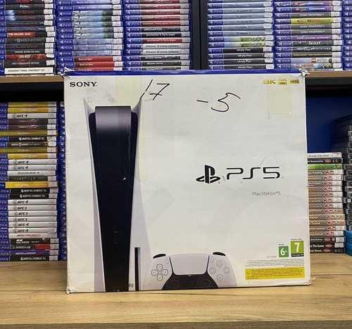 PS5 1208 c дисководом (3 рев) + 100 игр