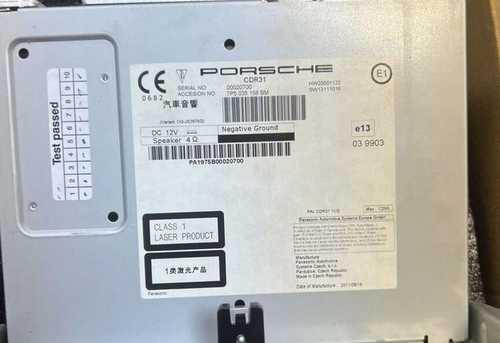 Штатная магнитола Porsche Cayenne 958