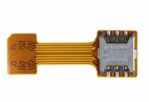 Гибридный двойной адаптер для 2 SIM-карт Micro SD