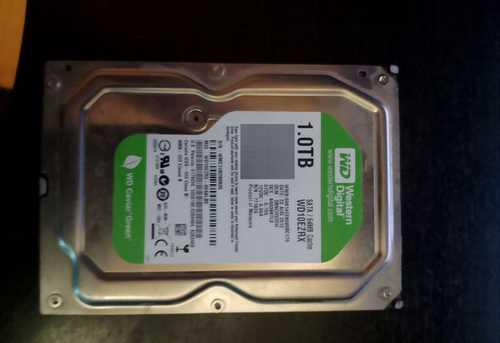 Жесткий диск hdd WD green 1 тб