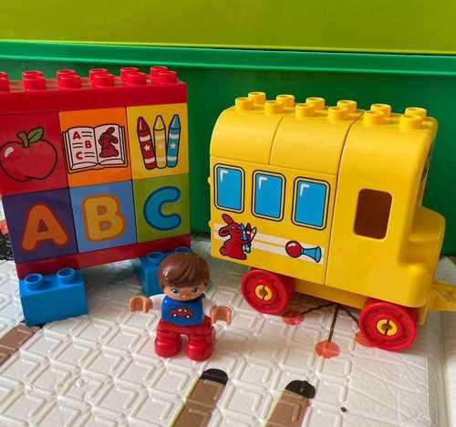 Lego duplo мой первый школьный автобус