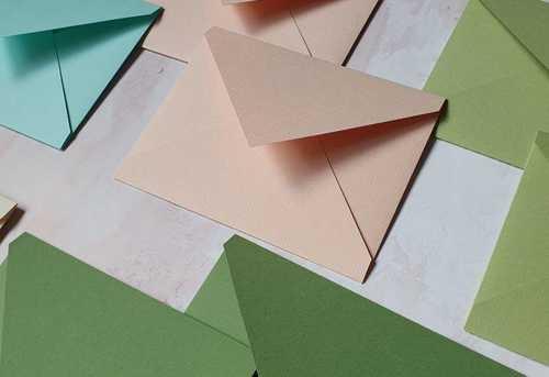 Конверты ручной работы из дизайн бумаги