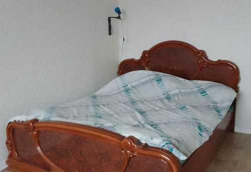 Кровать двухспальная 160*200 без матраса бу