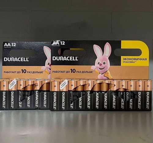 Duracell AA (пальчиковые) алкалиновые батарейки