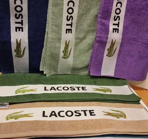 Полотенца Lacoste хлопок разные выбор