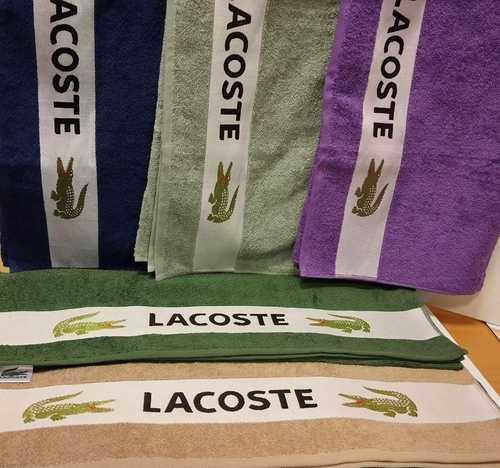 Полотенца Lacoste хлопок разные выбор