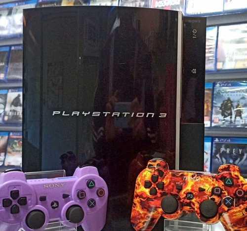 Playstation 3 Fat + 2 джойстика