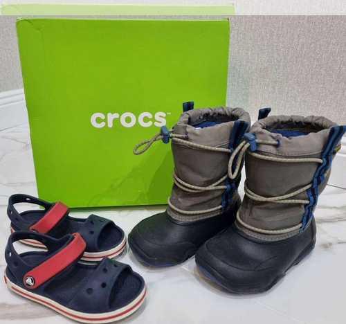 Crocs c9 сапоги сноубутсы