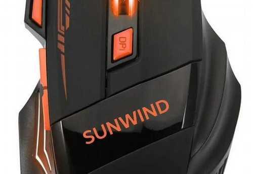 Мышь sunwind SW-M715GW, игровая, оптическая, беспр