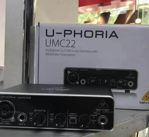 Ес32 Звуковая карта u-Phoria umc22 Москва | Комьютерные аксессуары и ...