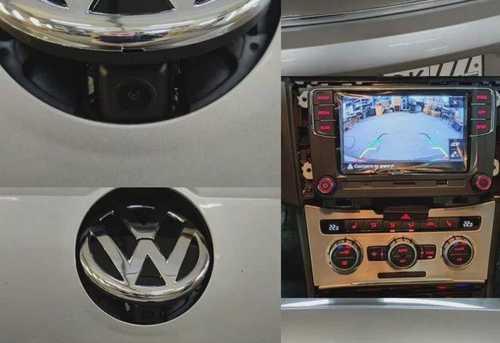 Моторизованная камера в логотип Volkswagen