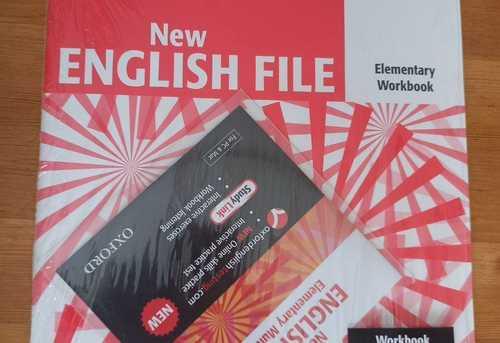 New English File elementary Work book + CD