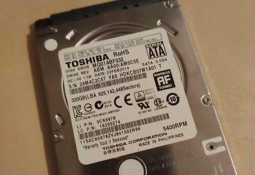 Жесткий диск для ноутбука Toshiba 320 Гб 2.5