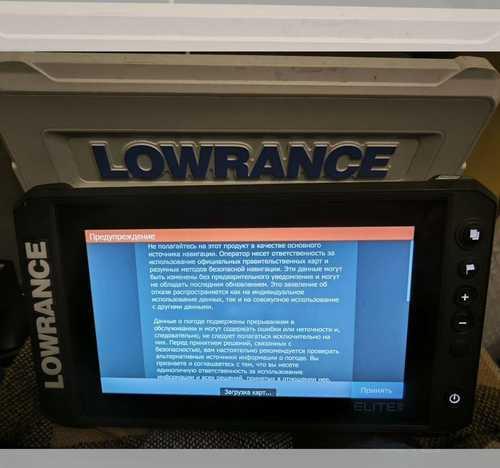 Эхолот lowrance elite 9 fs бу