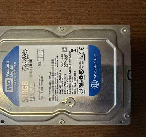 Жесткий диск HDD Western Digital 500 GB blue