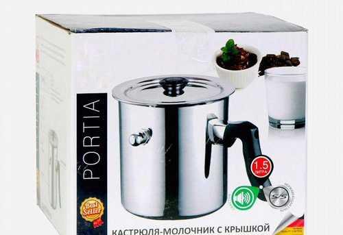 Кастрюля молочник новая