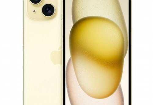 Смартфон Apple iPhone 15 256Gb 2SIM желтый
