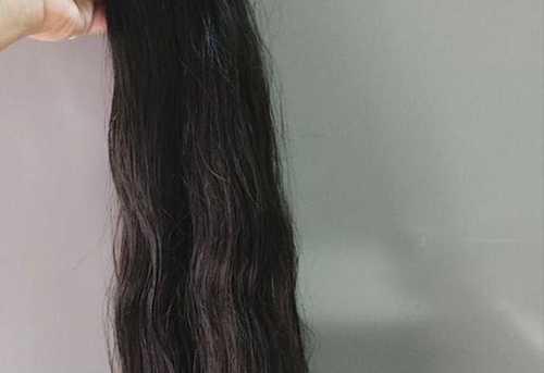 Волосы для наращивания 60 см черные
