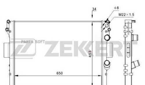Радиатор охлаждения Ивеко Дейли III 99
