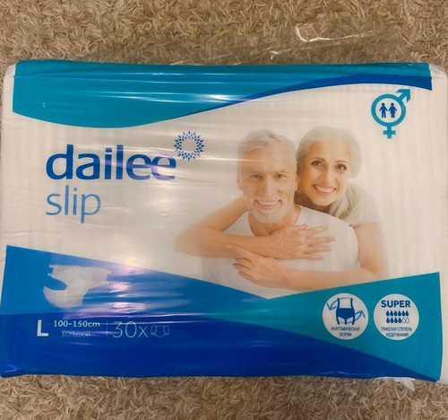 Памперсы для взрослых dailee slip L