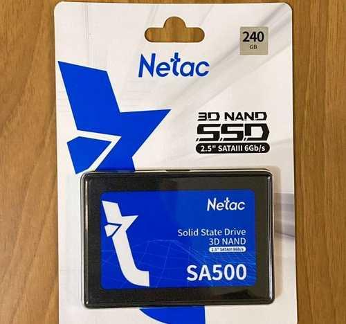 Новый SSD Netac 240GB